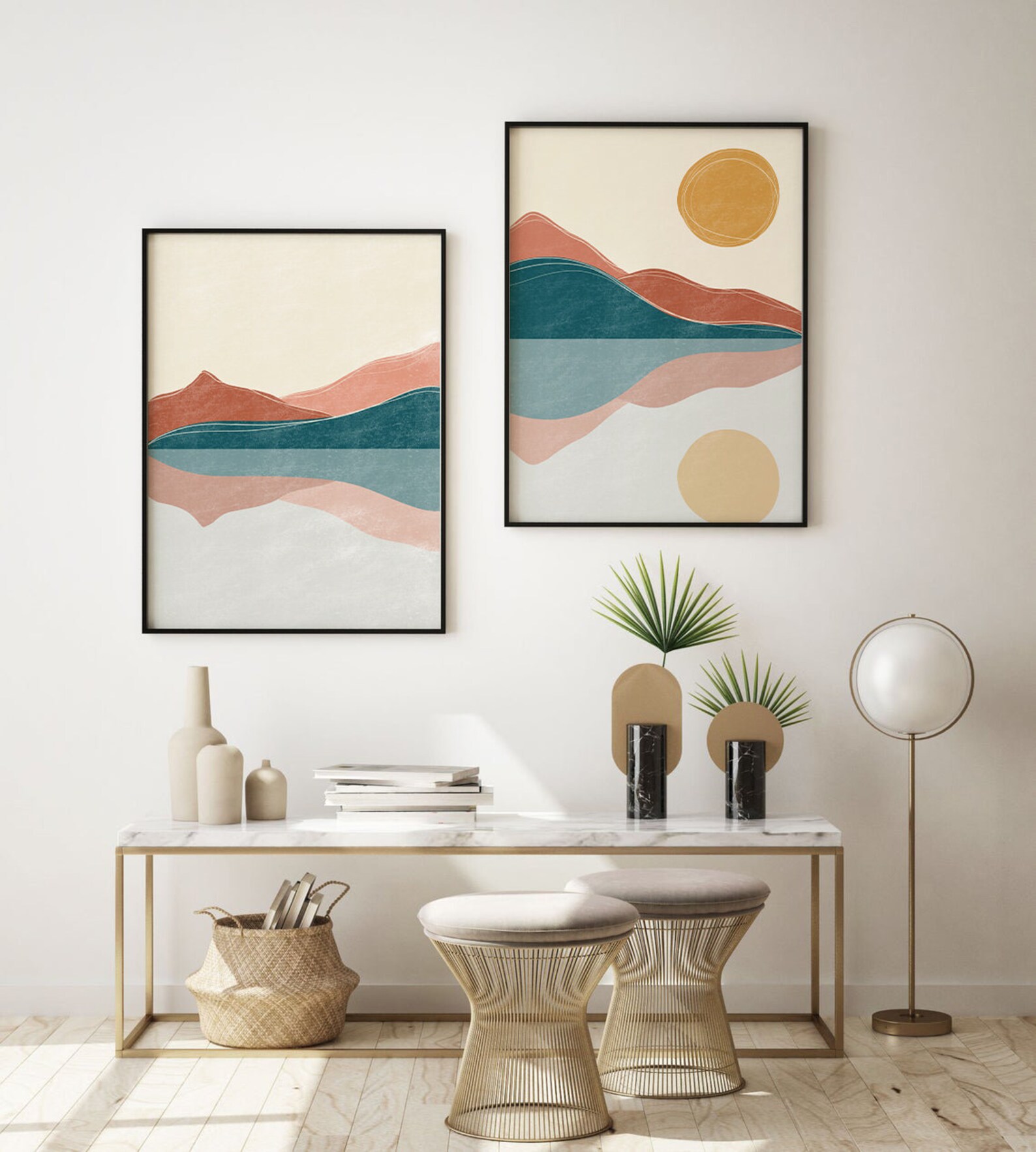 2 piece wall art Printable Wall Art Gallery Wall Set | Etsy