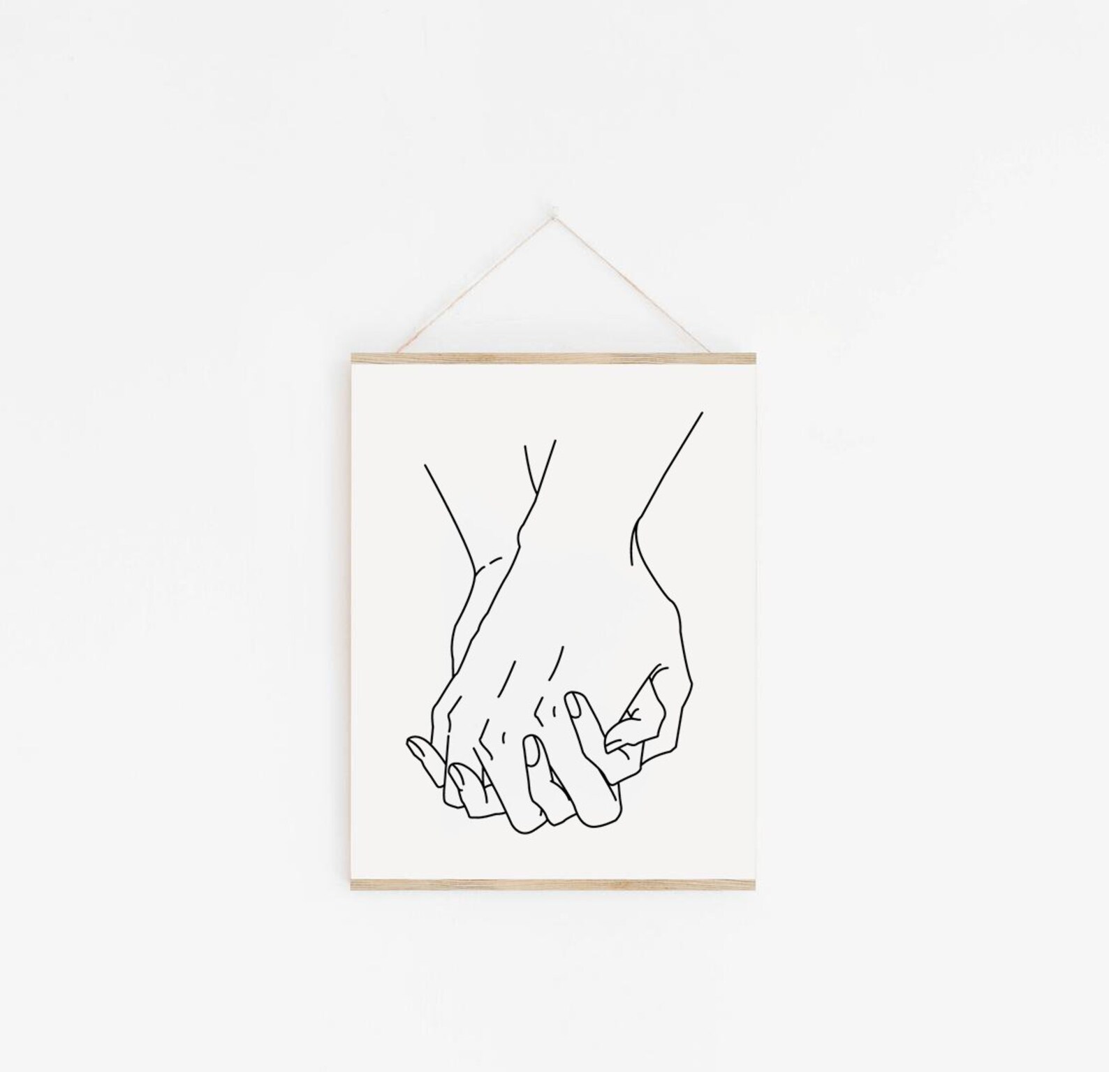 PRINTABLE Holding Hands Wall Art Above Bed Art Holding Hands | Etsy