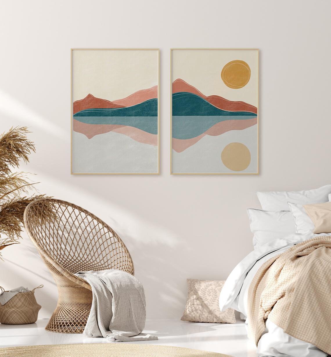 2 piece wall art Printable Wall Art Gallery Wall Set | Etsy