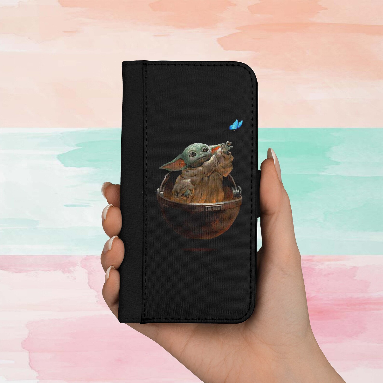 Yoda Baby Cute Waller Case iPhone 14 iPhone 13 iPhone 12 - Etsy UK