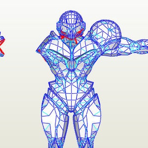 Dark Samus Full Armor- Foam Pattern Pepakura - Etsy