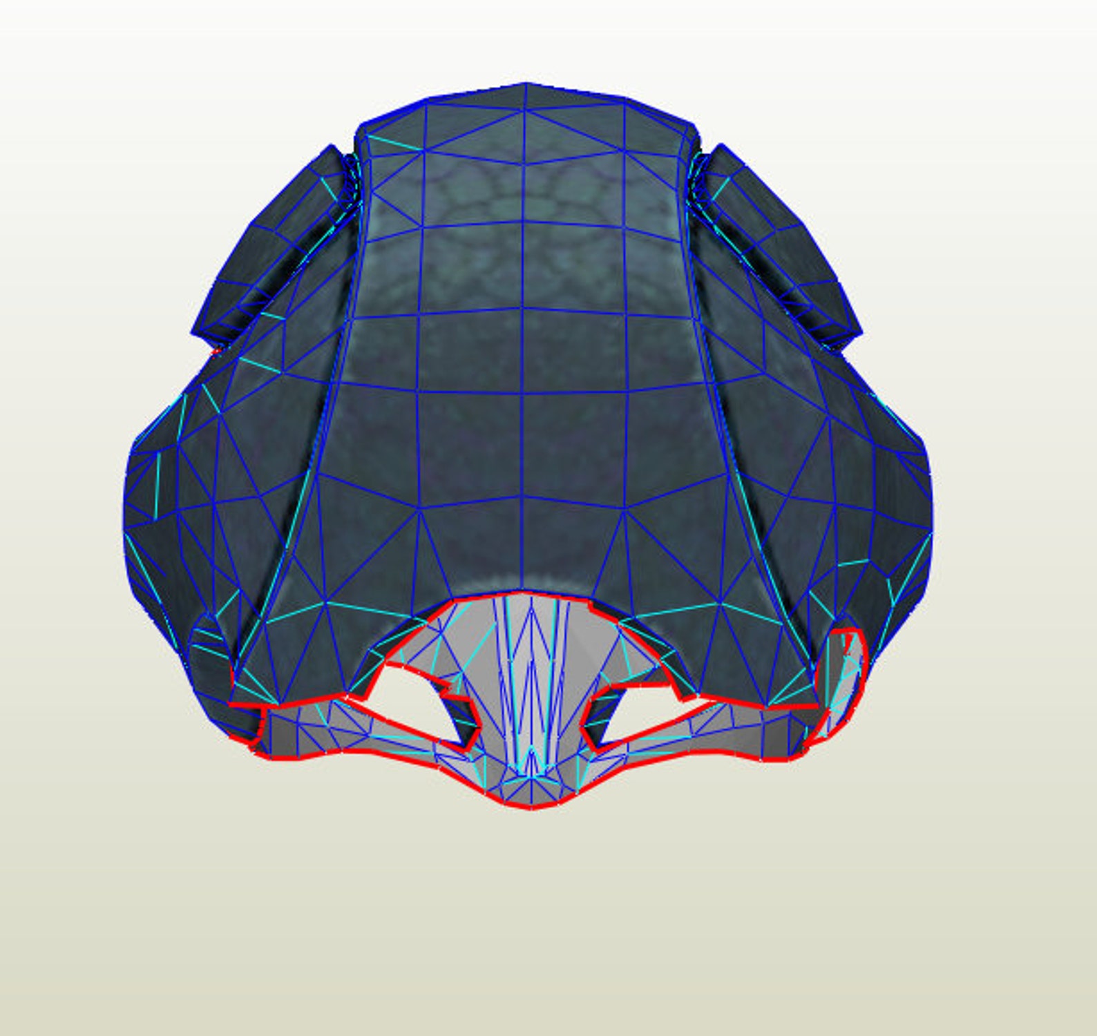 Dark Samus Helmet - Foam Pattern Pepakura - Etsy