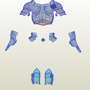 Catherine Armor Pepakura - Foam - Etsy