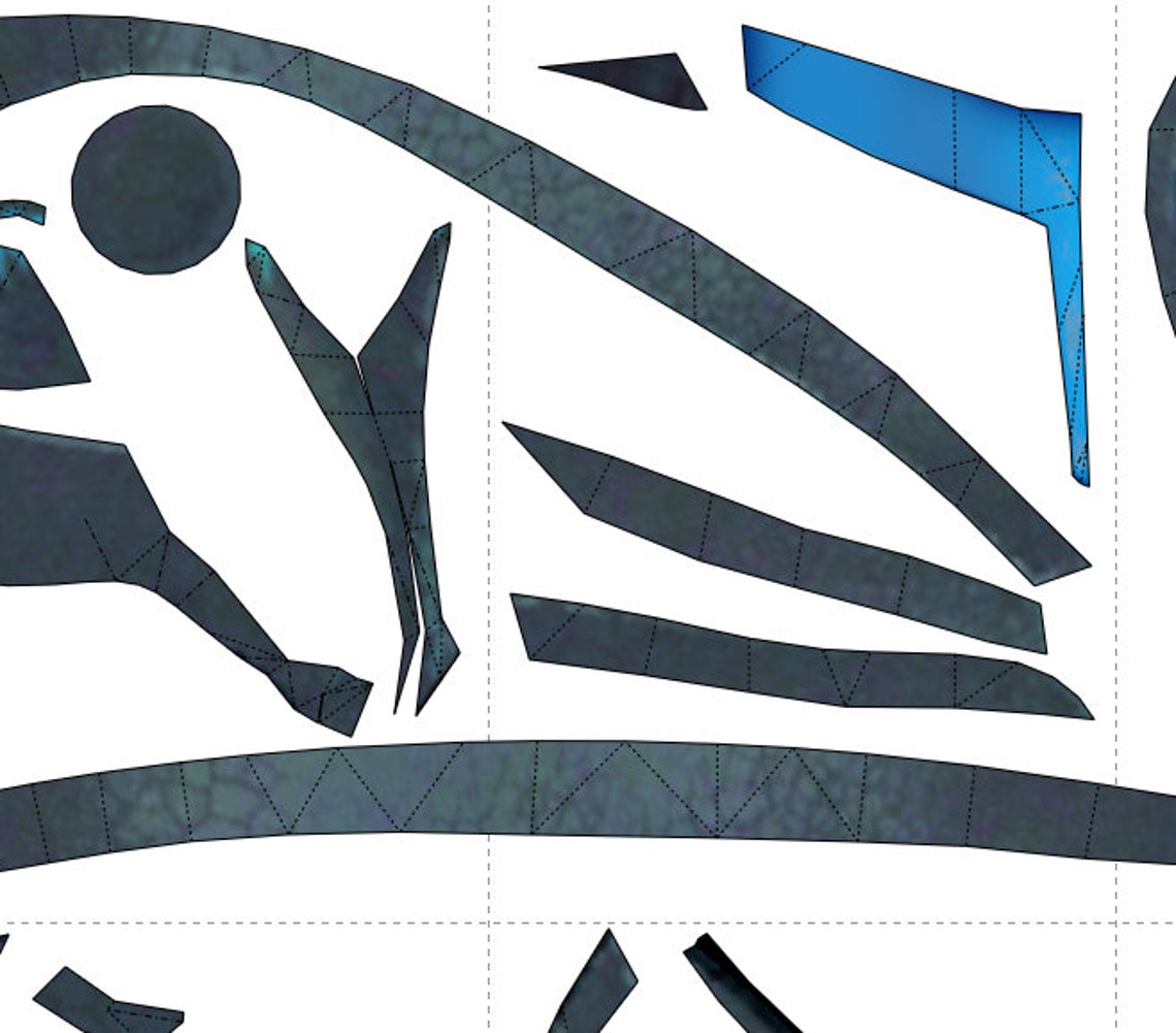 Dark Samus Helmet - Foam Pattern Pepakura - Etsy