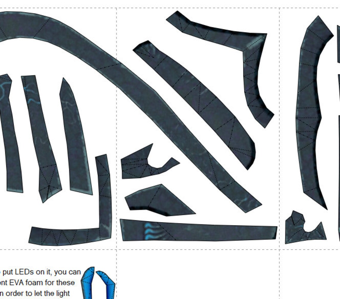 Dark Samus Full Armor- Foam Pattern Pepakura - Etsy