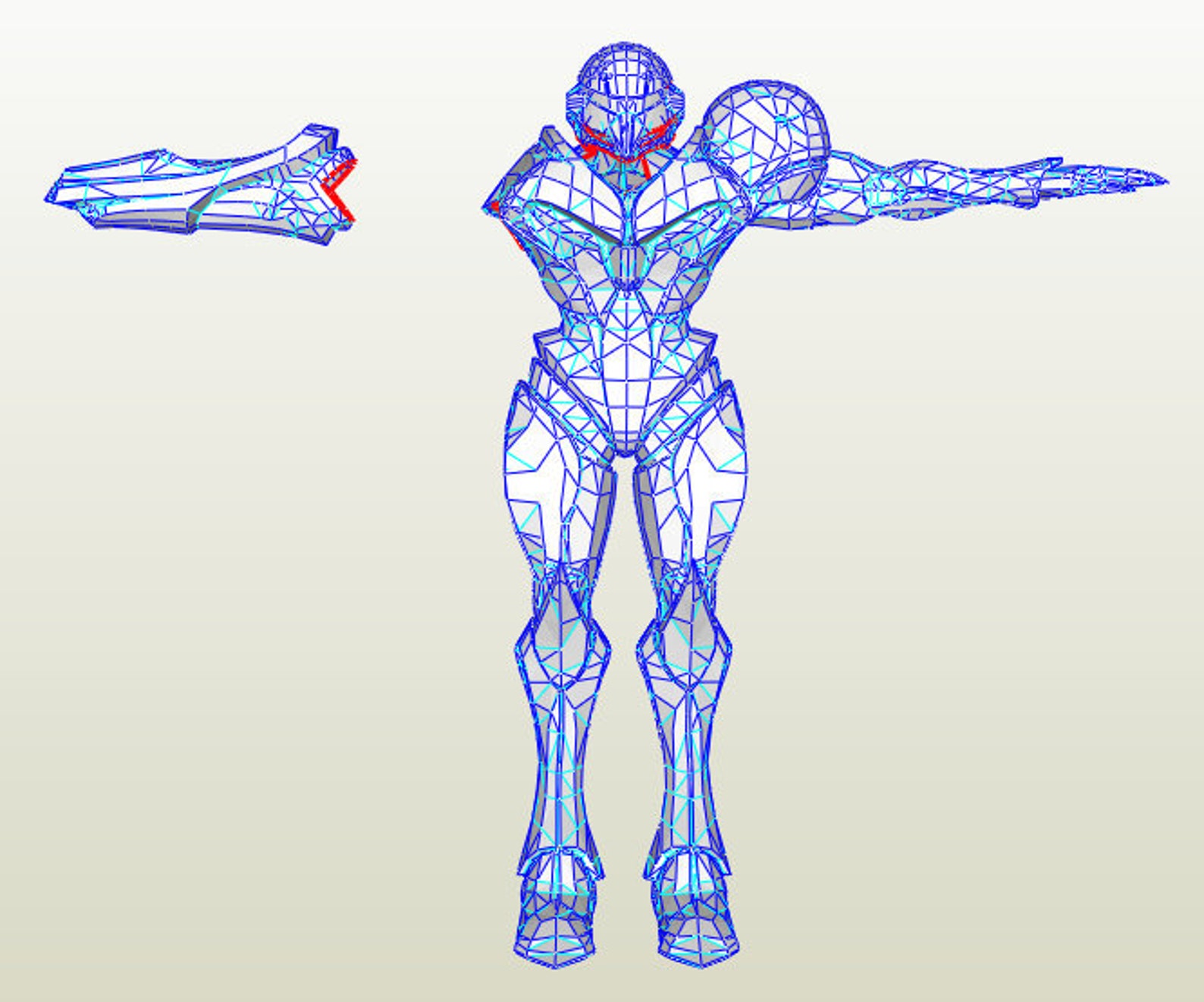 Dark Samus Full Armor- Foam Pattern Pepakura - Etsy