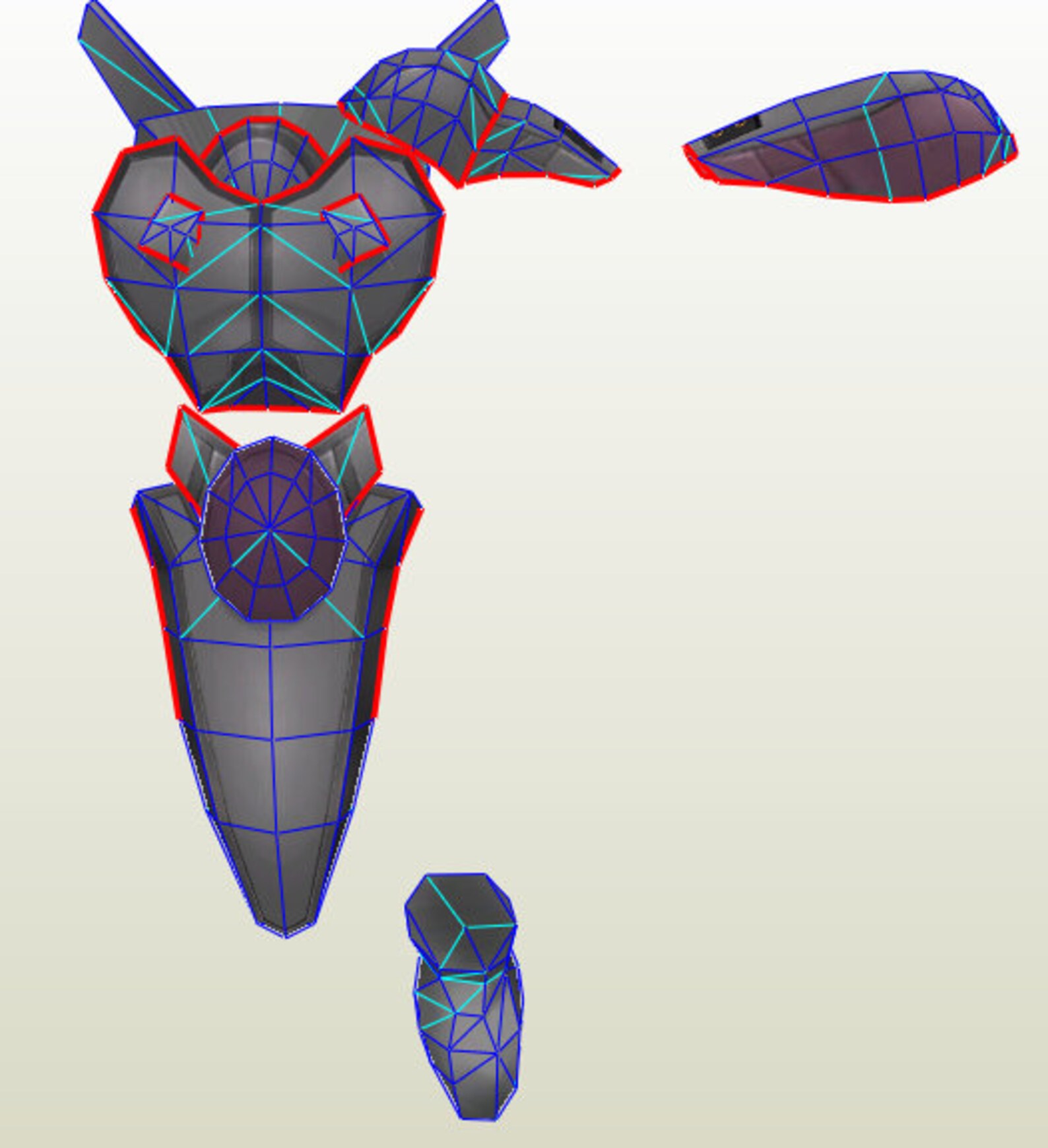 Mewtwo Full Armor - Pepakura - Foam - Etsy