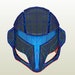 Dark Samus Helmet - Foam Pattern Pepakura - Etsy