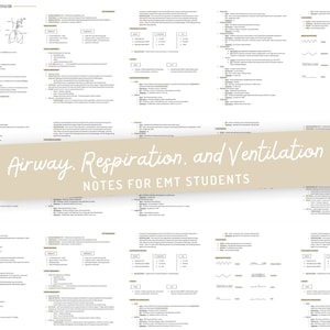 Airway, Respiration, and Ventilation - EMS Study Guide, the Perfect ...
