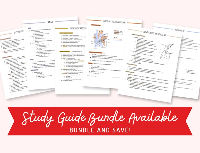 EMS Operations EMS Study Guide, the Perfect Study Guide for Emt School ...