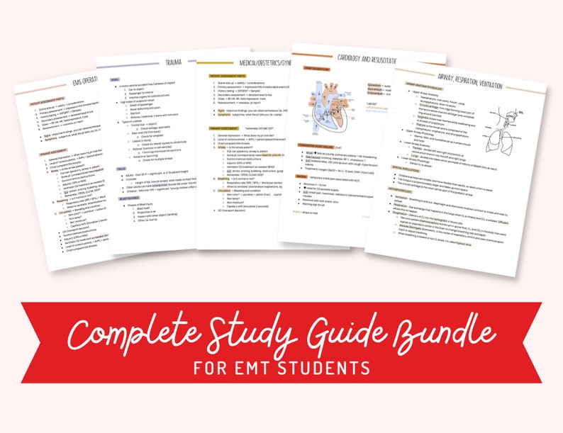 The NREMT Study Guide the Perfect Study Guide for EMT School - Etsy