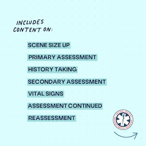 NREMT Medical Assessment Cheat Sheet for Paramedics and Emts - Etsy ...