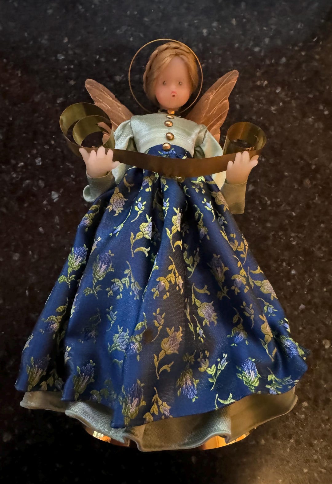 Christmas Tree Topper Wax Angel, Made in Germany - Etsy