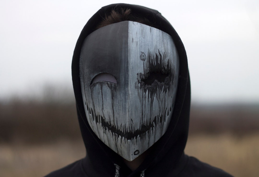 Kagekao Mask (black Smile) Inspired for Cosplay - Etsy