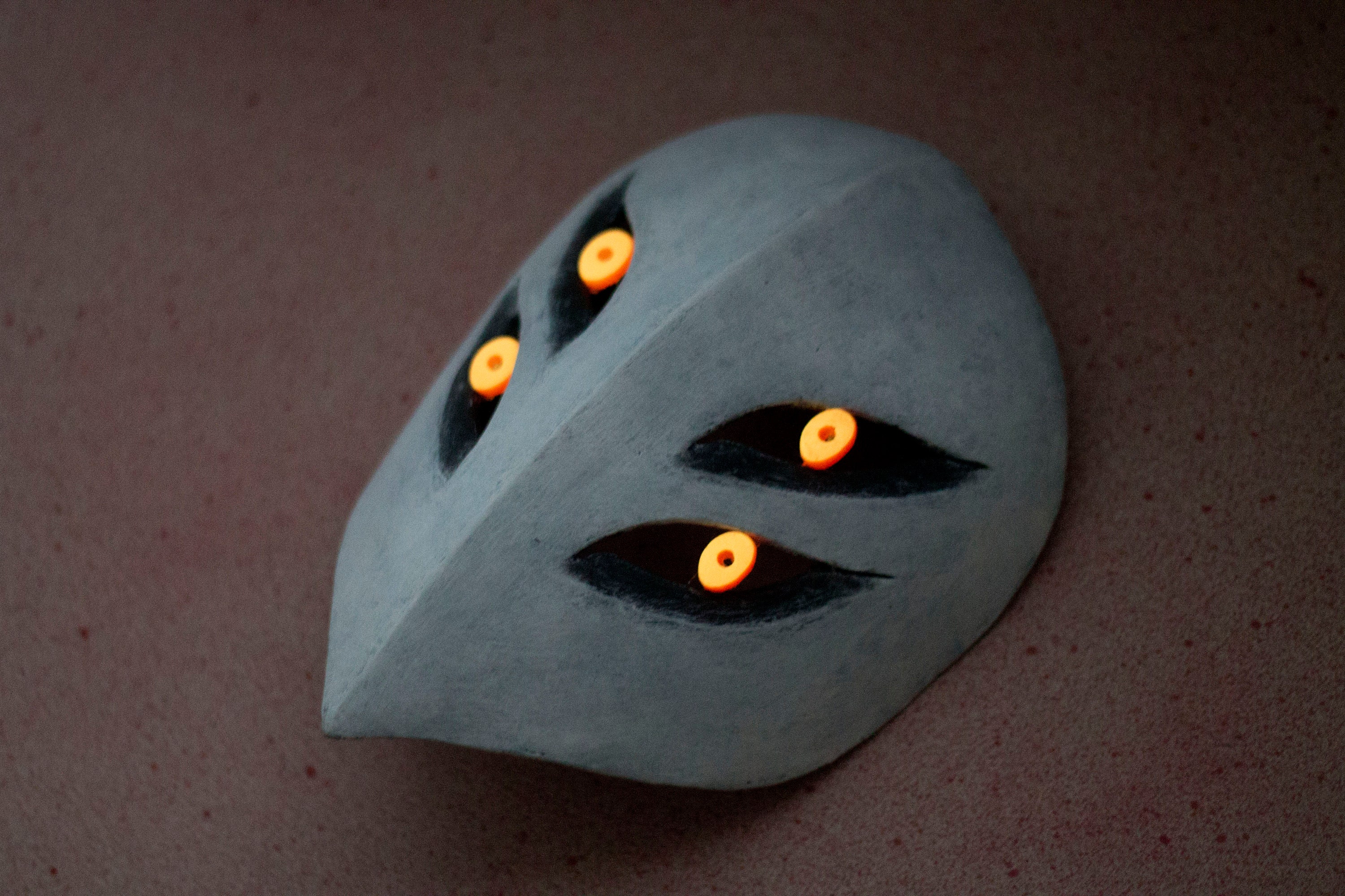 MEMEME Mask glowing Eyes Inspired by Cosplay - Etsy