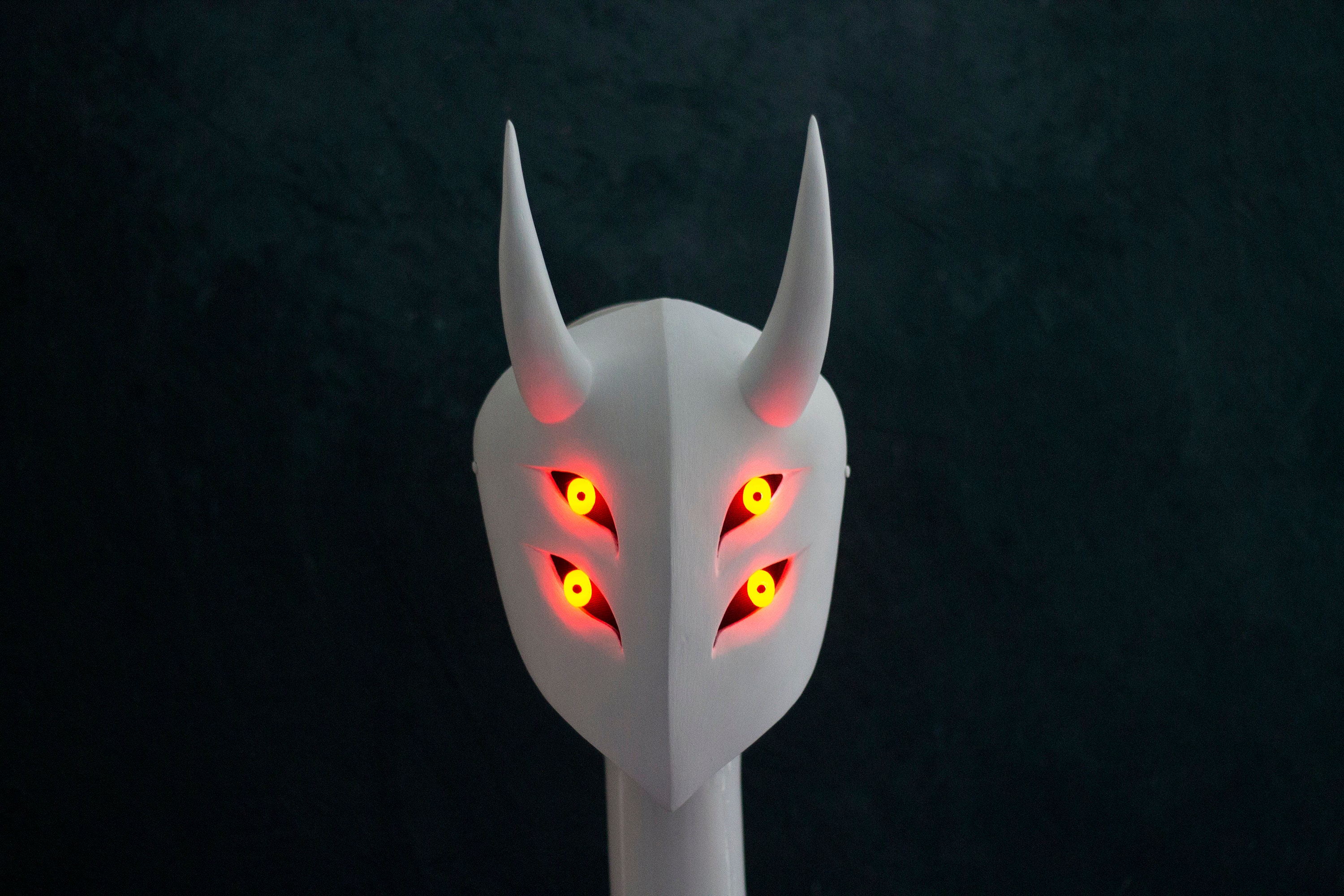 MEMEME Mask With Horns Inspired for Cosplay - Etsy