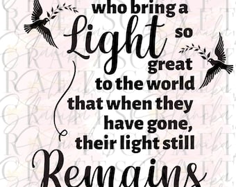 There Are Some Who Bring a Light Svg - Etsy UK