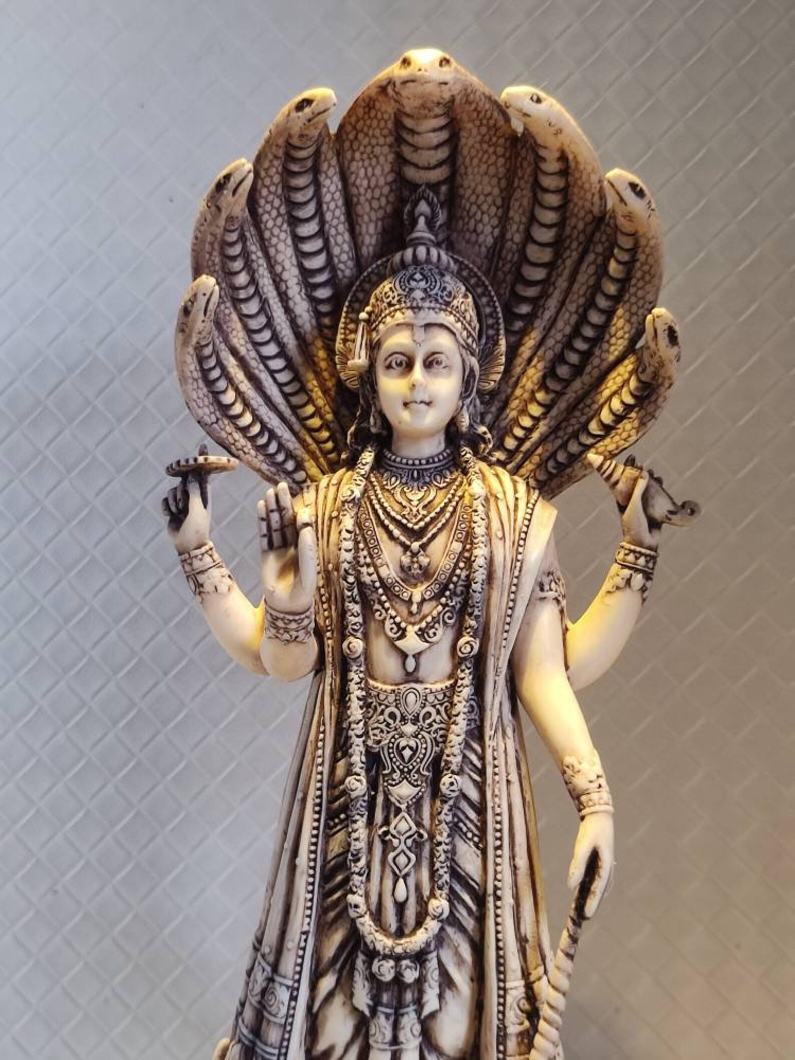 Narayana Statue Lord Vishnu Narayan Standing Idol Indian | Etsy