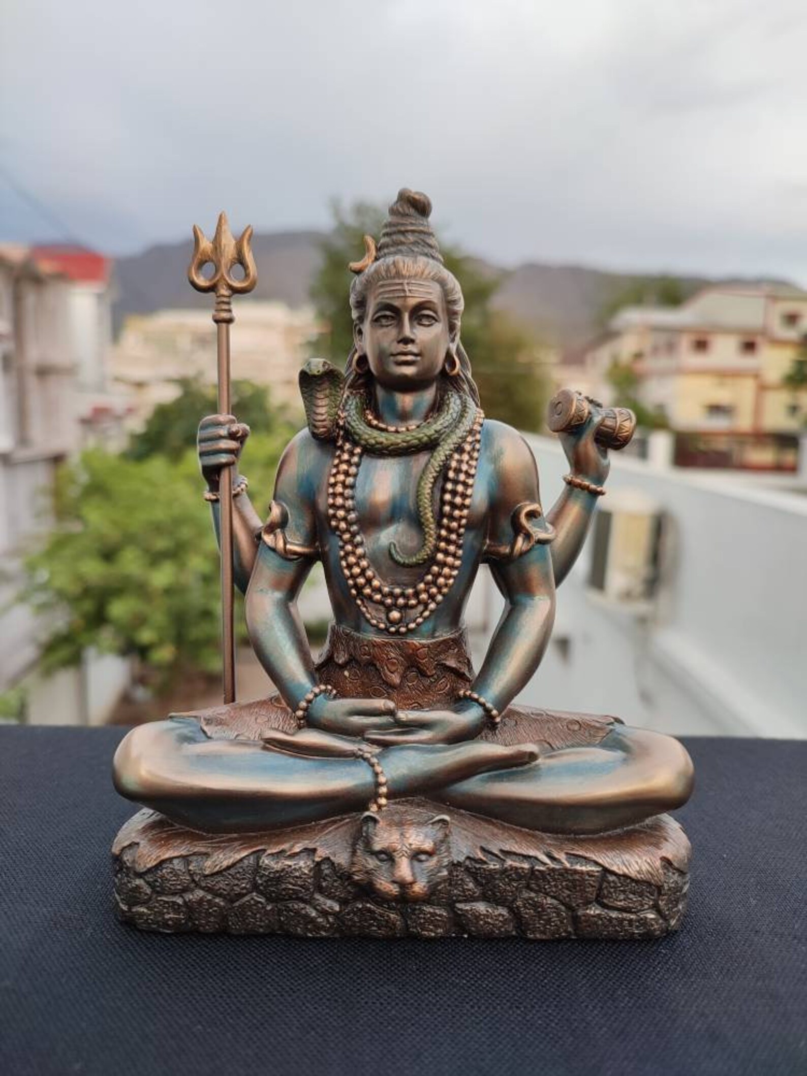 Shiva Statue 6 Inches Lord Shiva With Moon lord Shiva - Etsy