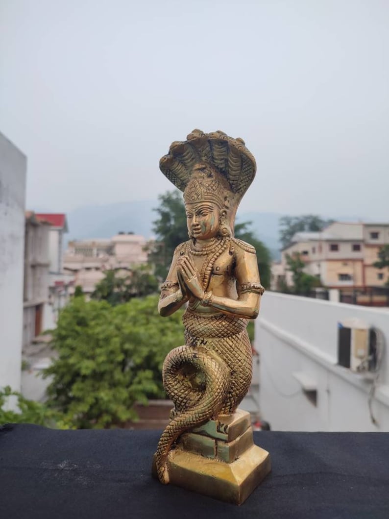 Patanjali statue 10 inch Handmade Patanjali a hindu | Etsy