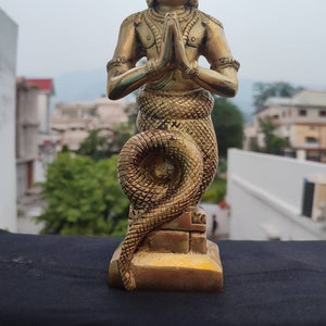 Patanjali statue 10 inch Handmade Patanjali a hindu | Etsy