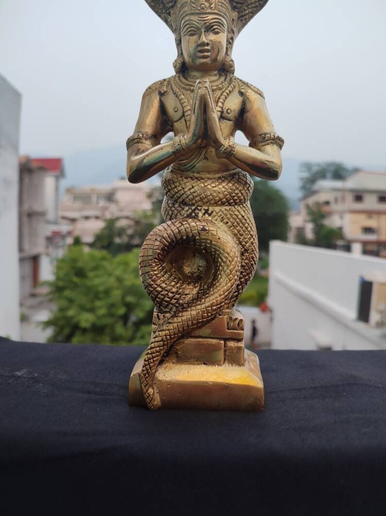 Patanjali statue 10 inch Handmade Patanjali a hindu | Etsy