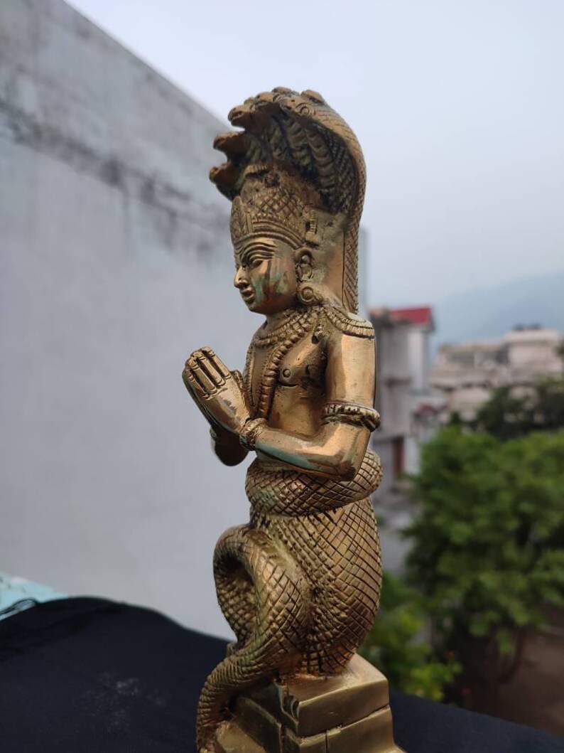 Patanjali statue 10 inch Handmade Patanjali a hindu | Etsy