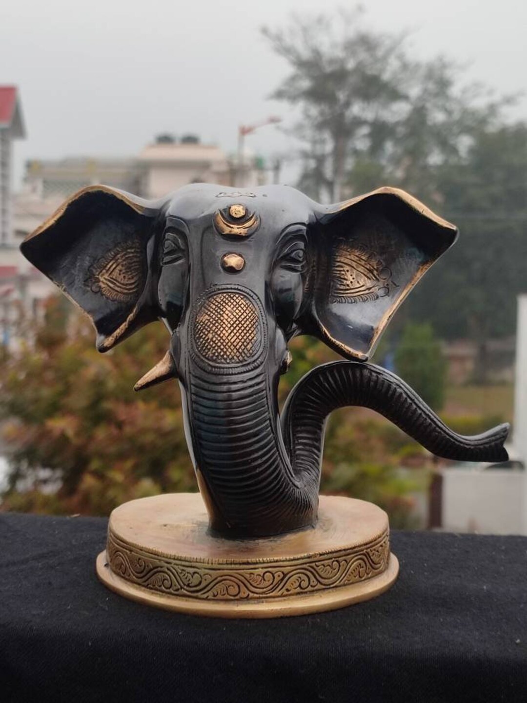 Ganesha Statue 6 Inch Good Luck God Abstract Ganesh Statue - Etsy