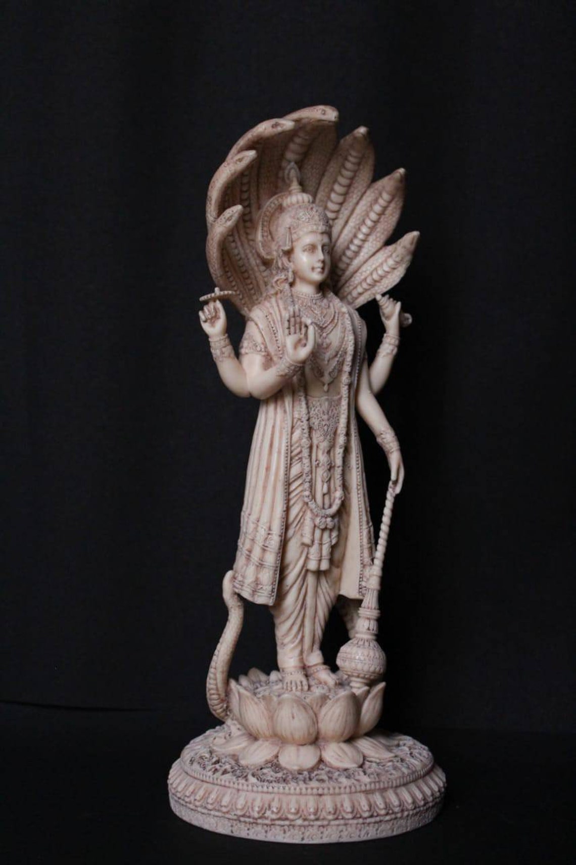 Narayana Statue Lord Vishnu Narayan Standing idol Indian | Etsy