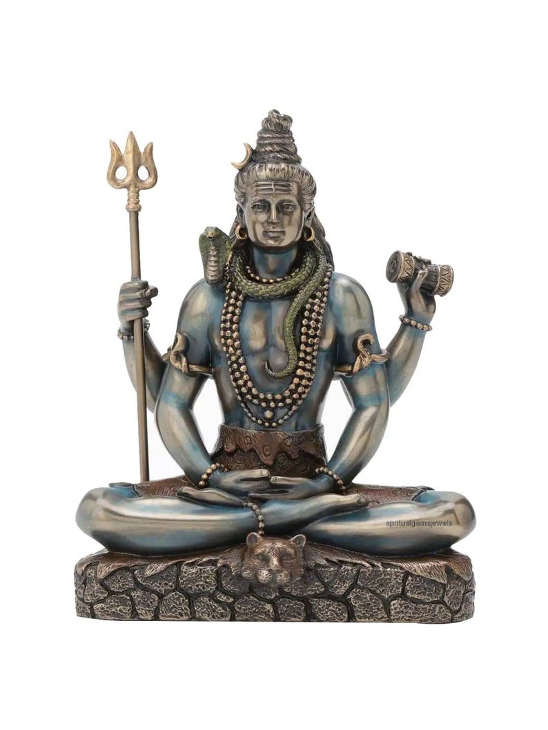 Shiva Statue 6 Inches Lord Shiva With Moon lord Shiva - Etsy