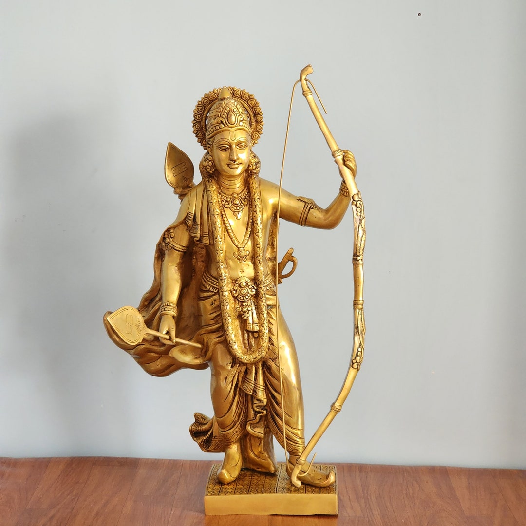 Shree Ram Chandra - 24 Inch Big Brass Ramji With Dhanush Baad | Ayodhya ...