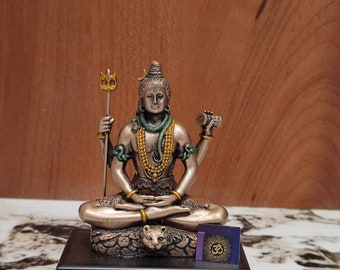Shiva Statue - 6" Inches Lord Shiva With Moon ,lord Shiva Idol for ...