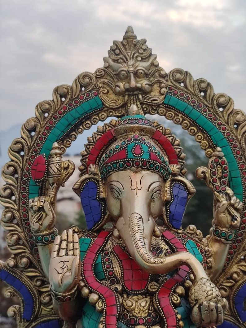 Ganesha Statue 16 Inch Lord Ganesha Statue Brass Ganesh | Etsy