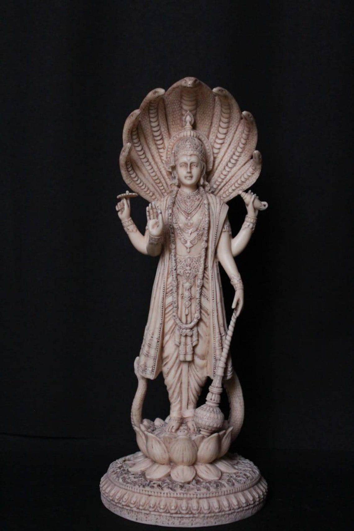 Narayana Statue Lord Vishnu Narayan Standing idol Indian | Etsy