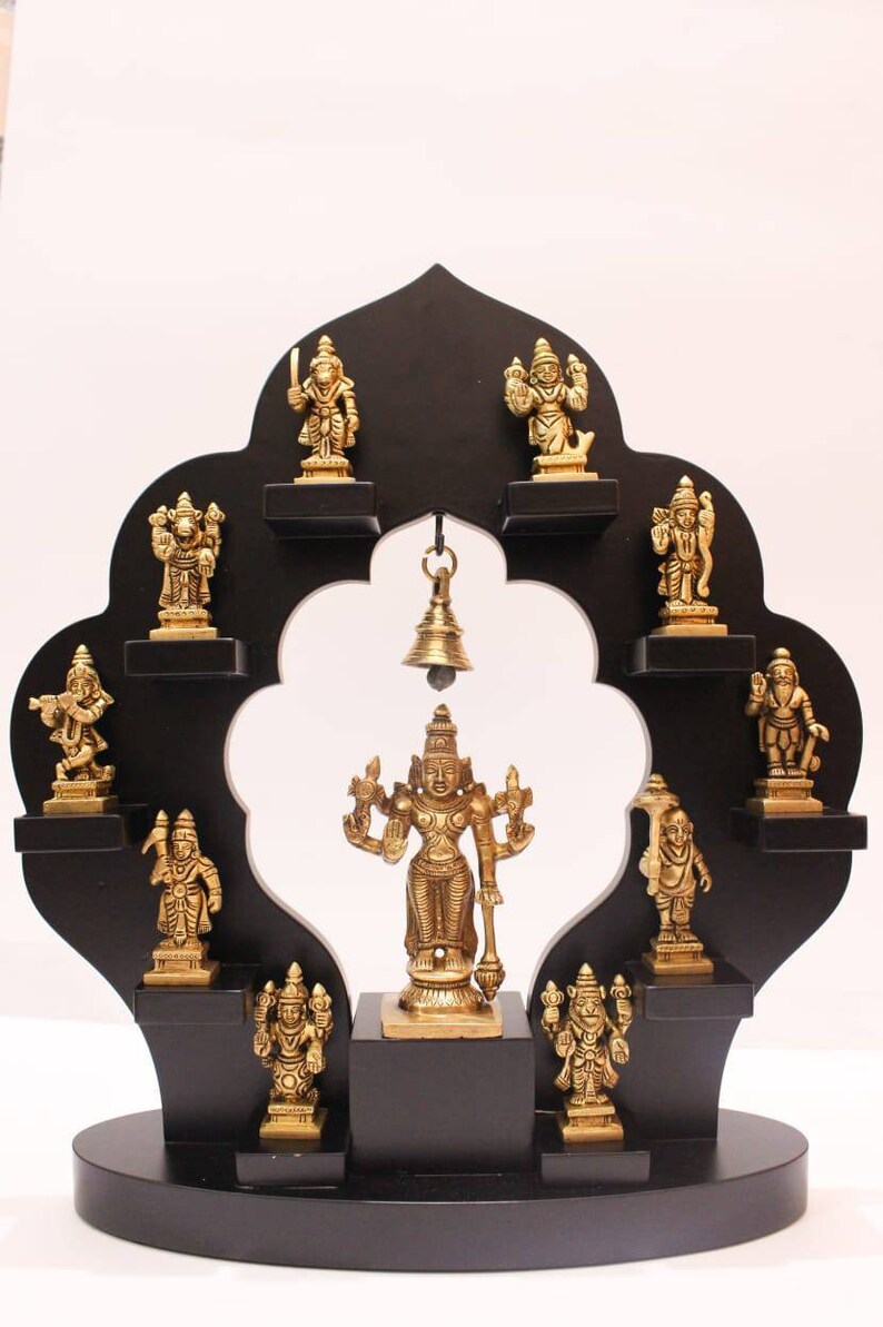 Dhashavatara Lord Vishnu Narayan Avatar 15inches Ten - Etsy