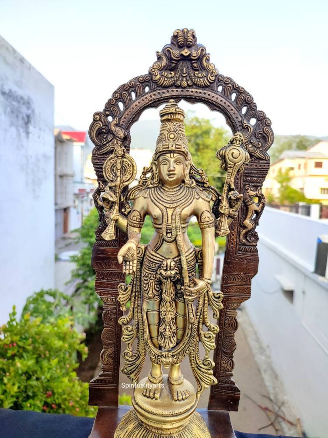 Vishnu Statue Lord Vishnu Narayan Standing idol | Etsy