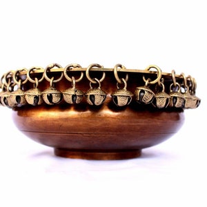Brass Urli Ethnic Ghungroo Design for Floating Flower and - Etsy
