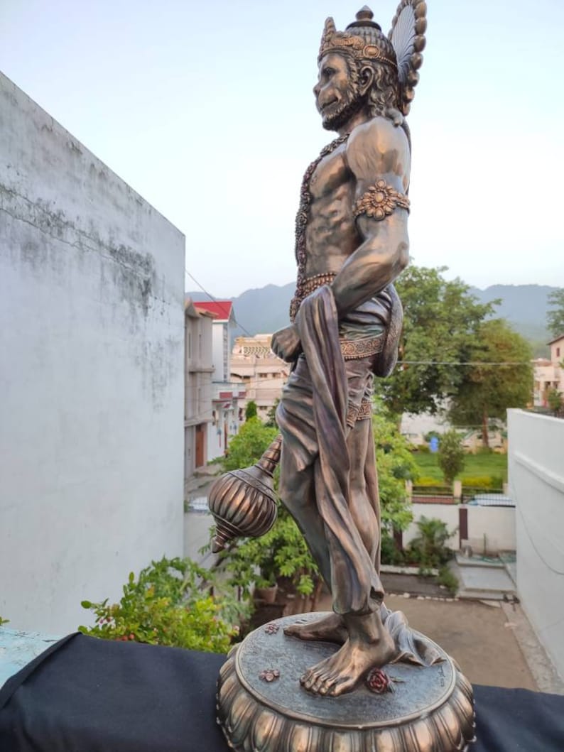 Big Hanuman Statue 24 inch Standing Lord Hanuman Idol with | Etsy