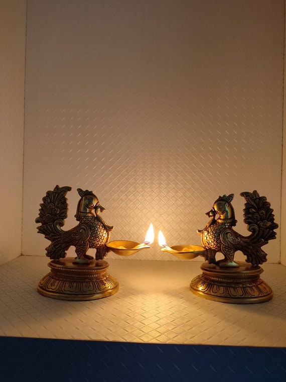 Brass Diya 12 Cm Oil Burner for Home / Office / Hotel / - Etsy