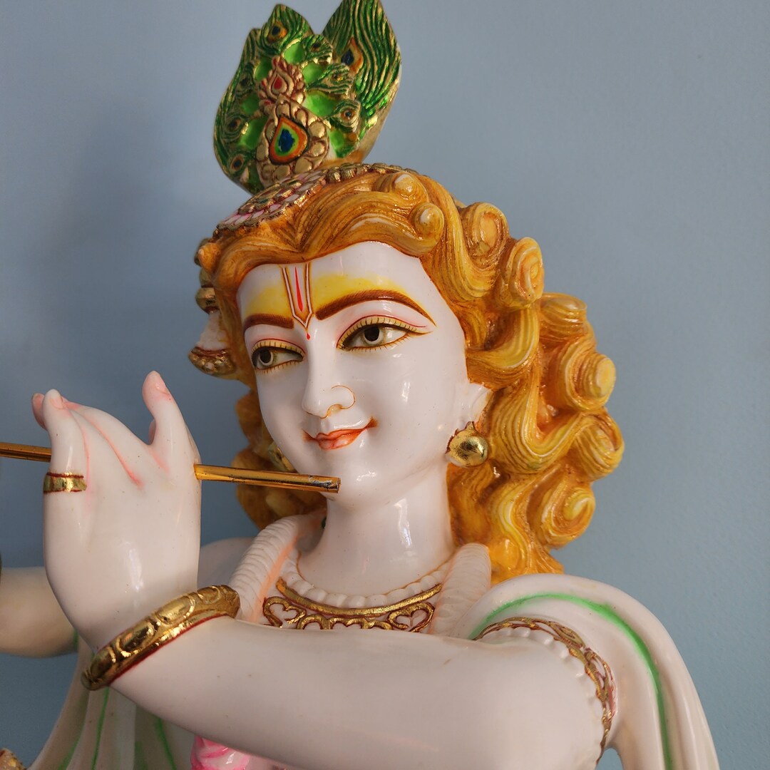 Krishna Statue 24 Inch Tall Large Size Standing Krishna - Etsy