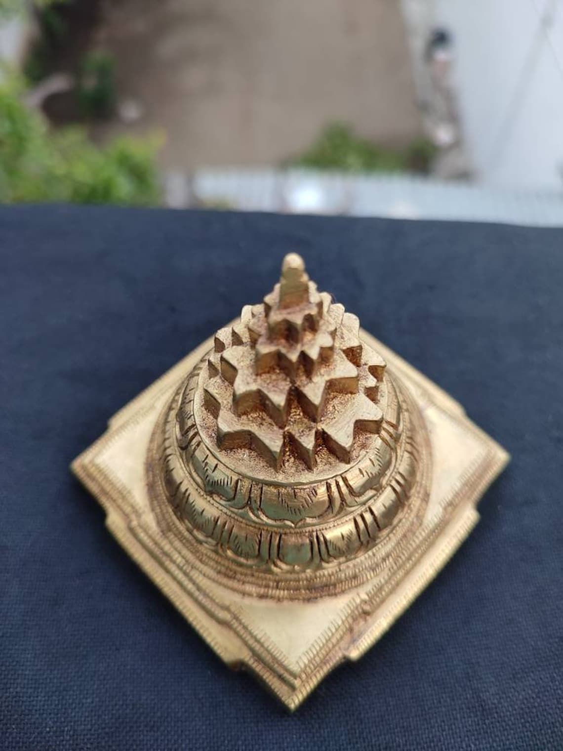 Brass Shri Yantra 2.5 inch Laxmi Yantra of wealth and | Etsy