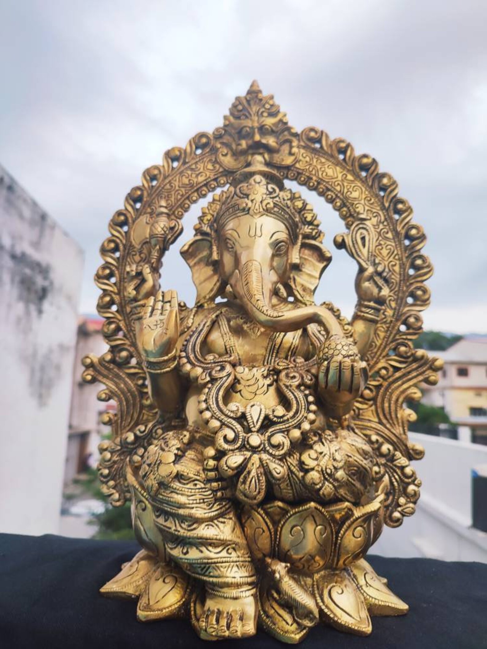 Ganesha Statue 16 Inch Lord Ganesha Statue Brass Ganesh | Etsy