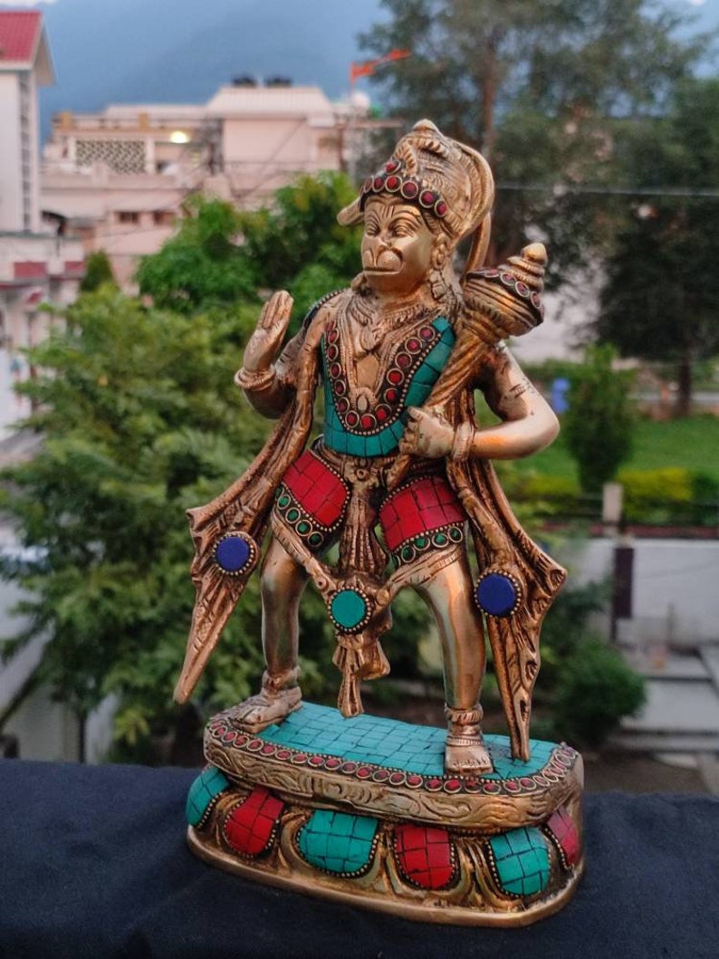 Hanuman Statue 31 Cm Lord Hanuman Statue bajrangbali Idol - Etsy