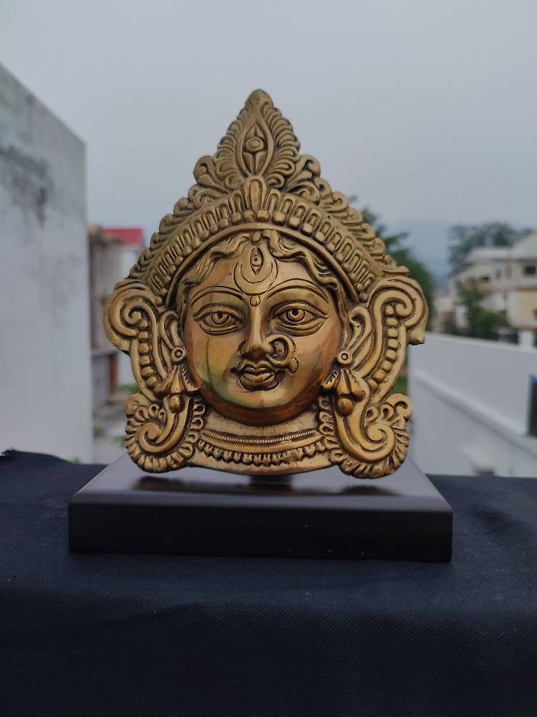 Durga Mask Statue Feminine Energy Goddess Maa Para Shakti - Etsy