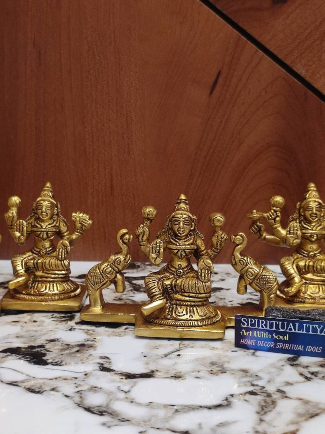 Ashta eight Laxmi Set of Idols 3 Inch Brass Lakshmi - Etsy