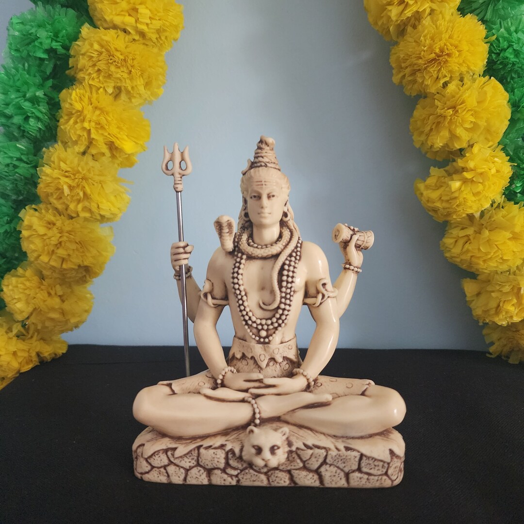 Shiva Statue 6 Inches Lord Shiva ,lord Shiva Idol for Altar , Trident ...