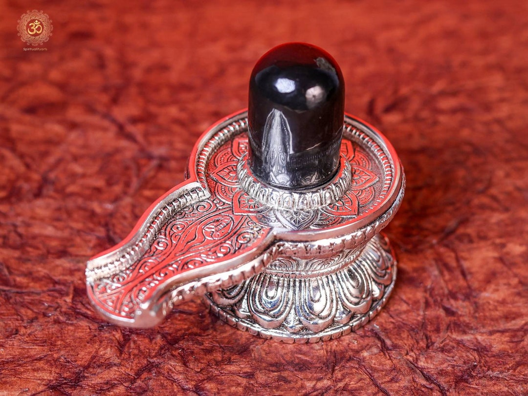 Shivling Idol 5 Inch Lord Shiva Lingam Sculpture for Temple Pooja and ...