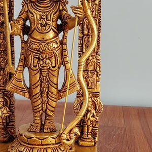 Rama Statue - Brass Rama in Childhood Standing Rama Idol 18 Cm Shri ...