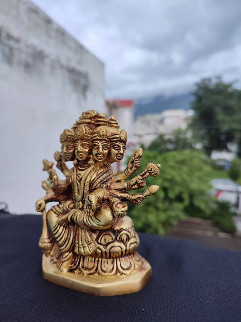 Gayatri Statue 5 inch Goddess Gayatri Statue Devi bharmi | Etsy