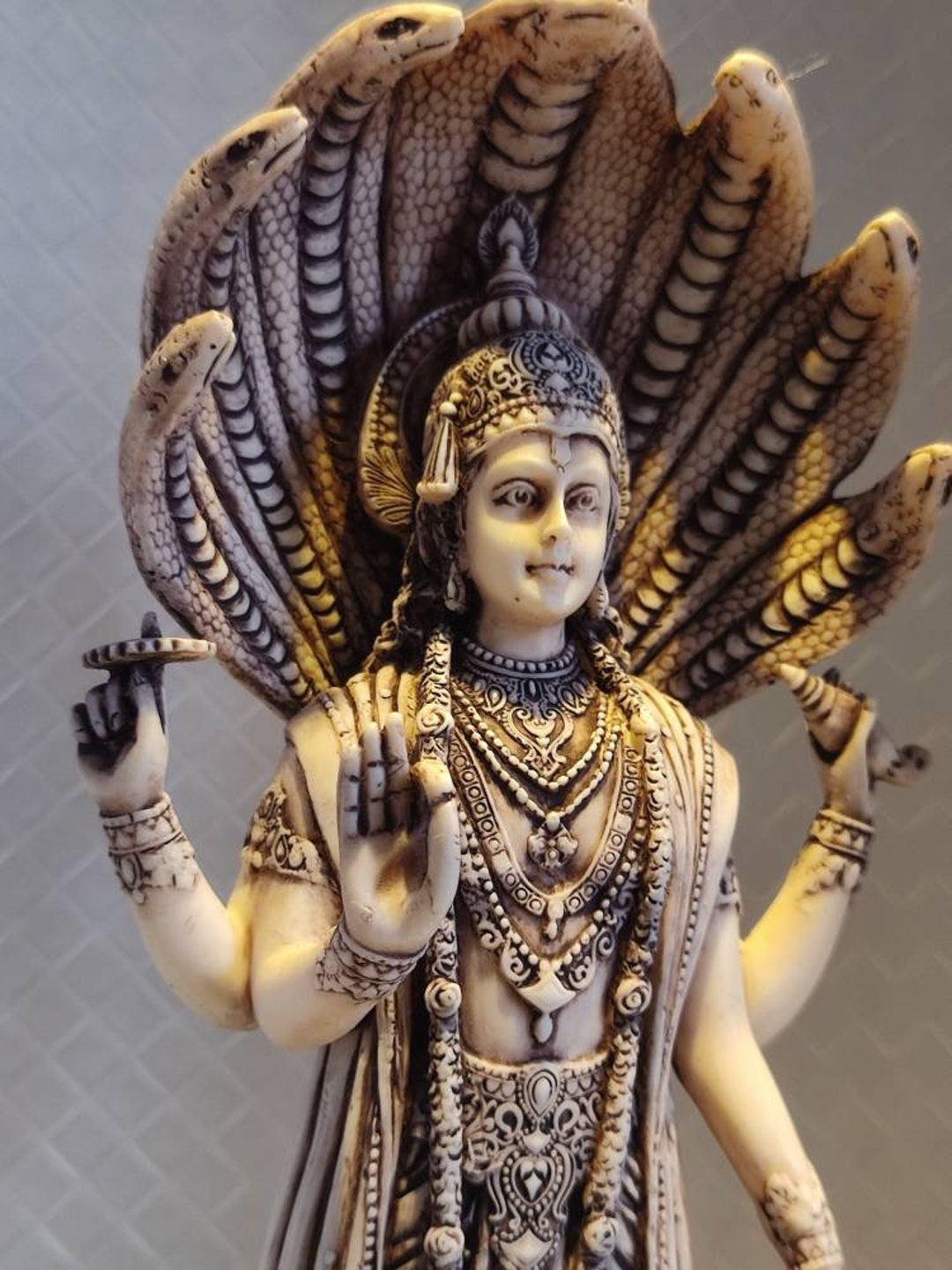 Narayana Statue Lord Vishnu Narayan Standing Idol Indian Arts 12 ...